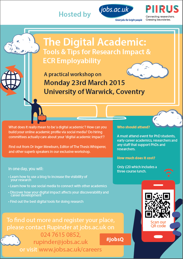 Workshop: The digital academic, research impact and employability | UON ...